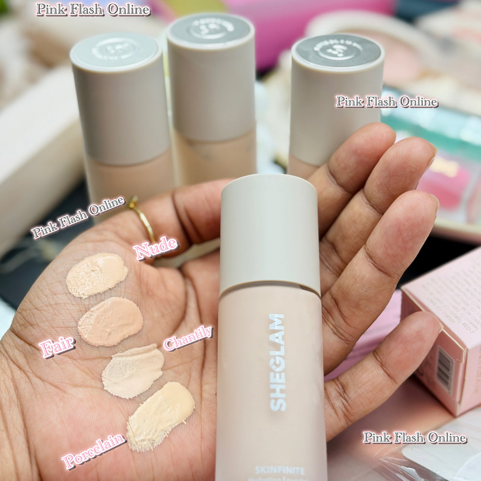 SHEGLAM Skinfinite Hydrating Foundation – PINK FLASH GLOBAL